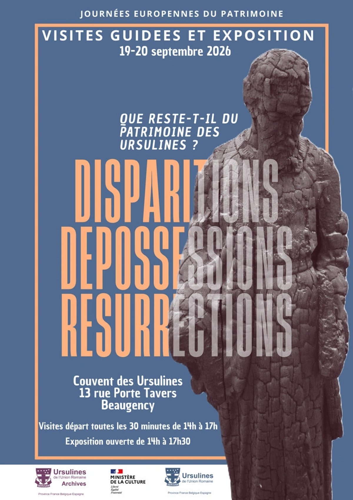 Exposition Histoire des Ursulines à Beaugency — 19-20 sept. 26